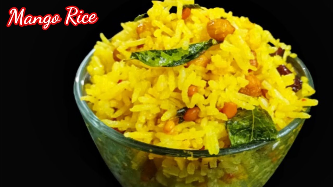 Mango Recipes | Mango Rice Recipe|Easy Mango Rice Recipe |Quick lunch ...