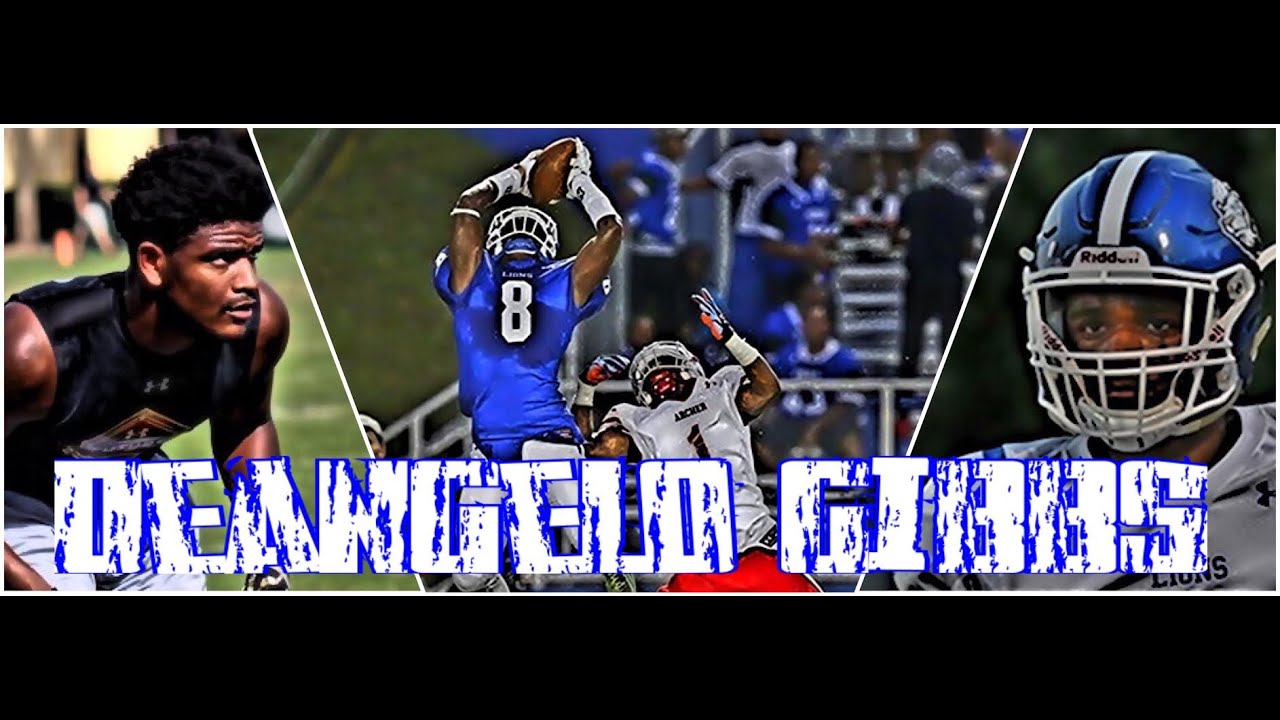 2017 DB/WR Deangelo Gibbs 2015 season highlight REMIX - YouTube