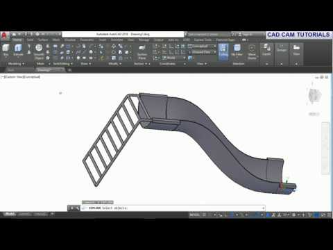 AutoCAD TUTORIAL 2018 SWING# - YouTube