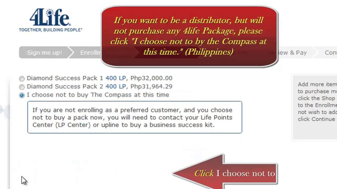 "HOW TO REGISTER/ENROLL IN 4LIFE FOR FREE." - YouTube
