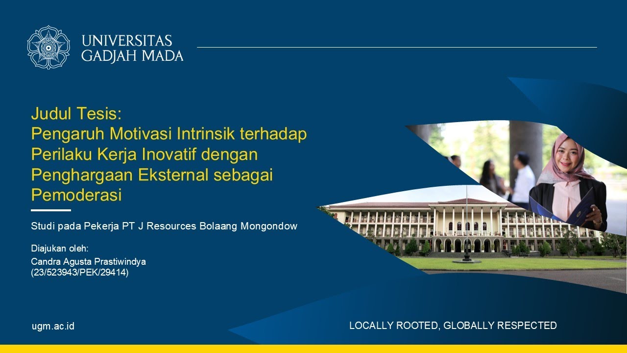 Presentasi Tesis MBA UGM - Candra Agusta P - SEMBA 46 - YouTube