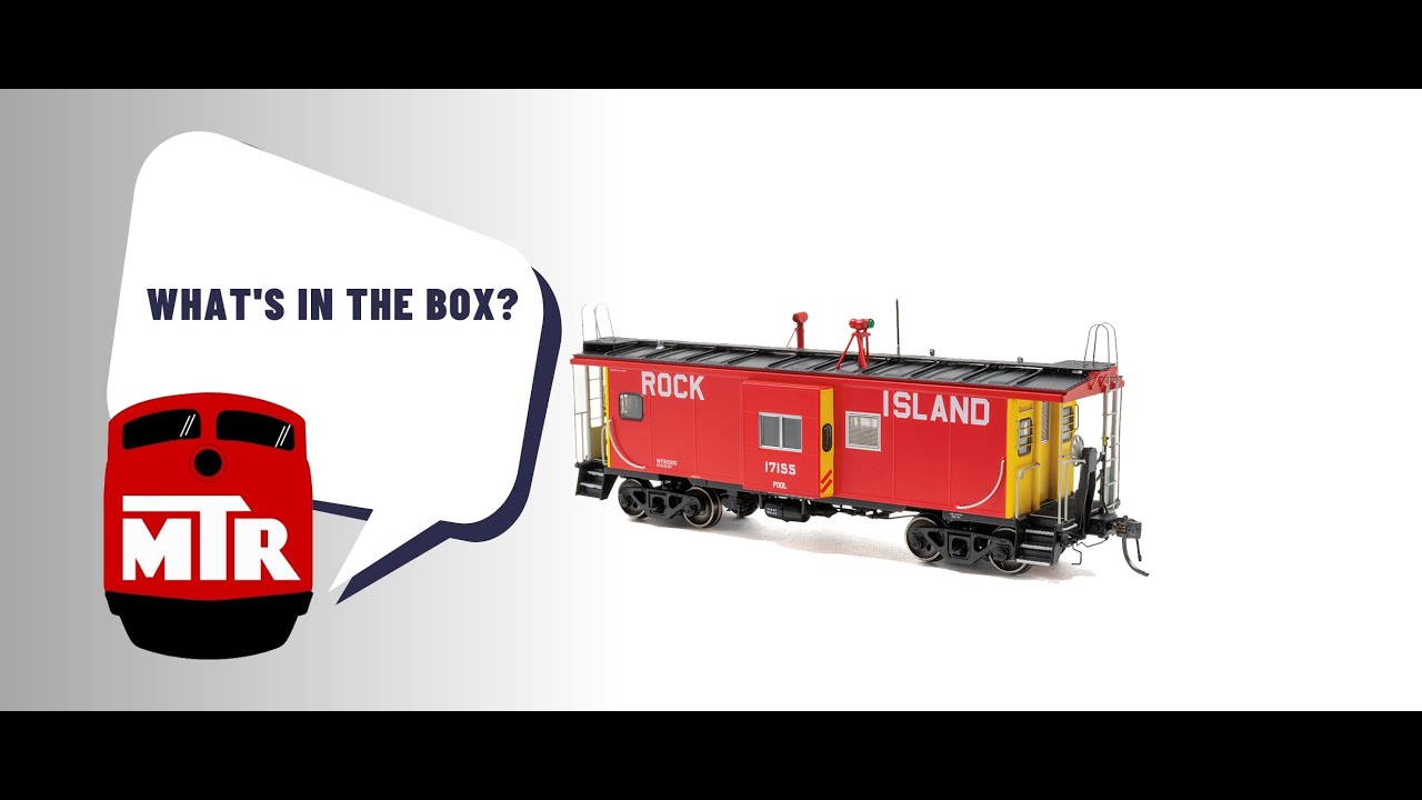Tangent Scale Models HO Rock Island Caboose Whats In The Box - YouTube