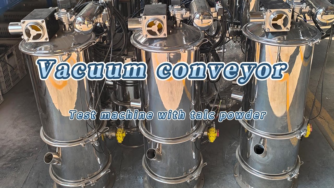 Vacuum conveyor for talc operation#vacuumconveyor #vacuumfeeder - YouTube