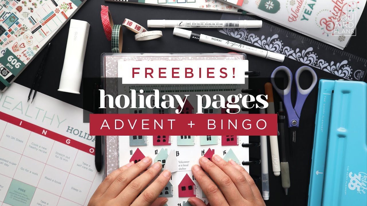 HOLIDAY PLANNER PAGES :: Crafting Healthy Holidays & Good Deeds Advent ...
