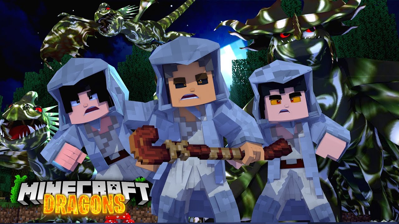 New EVIL NATION started the ZOMBIE DISEASE - Minecraft Dragons - YouTube