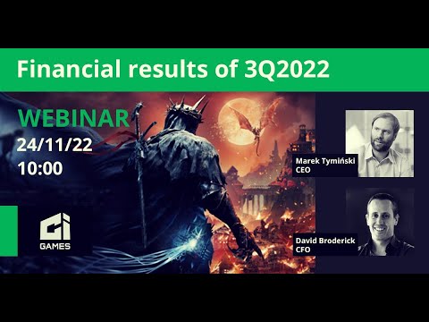 CI Games financial results of 3Q22 - YouTube