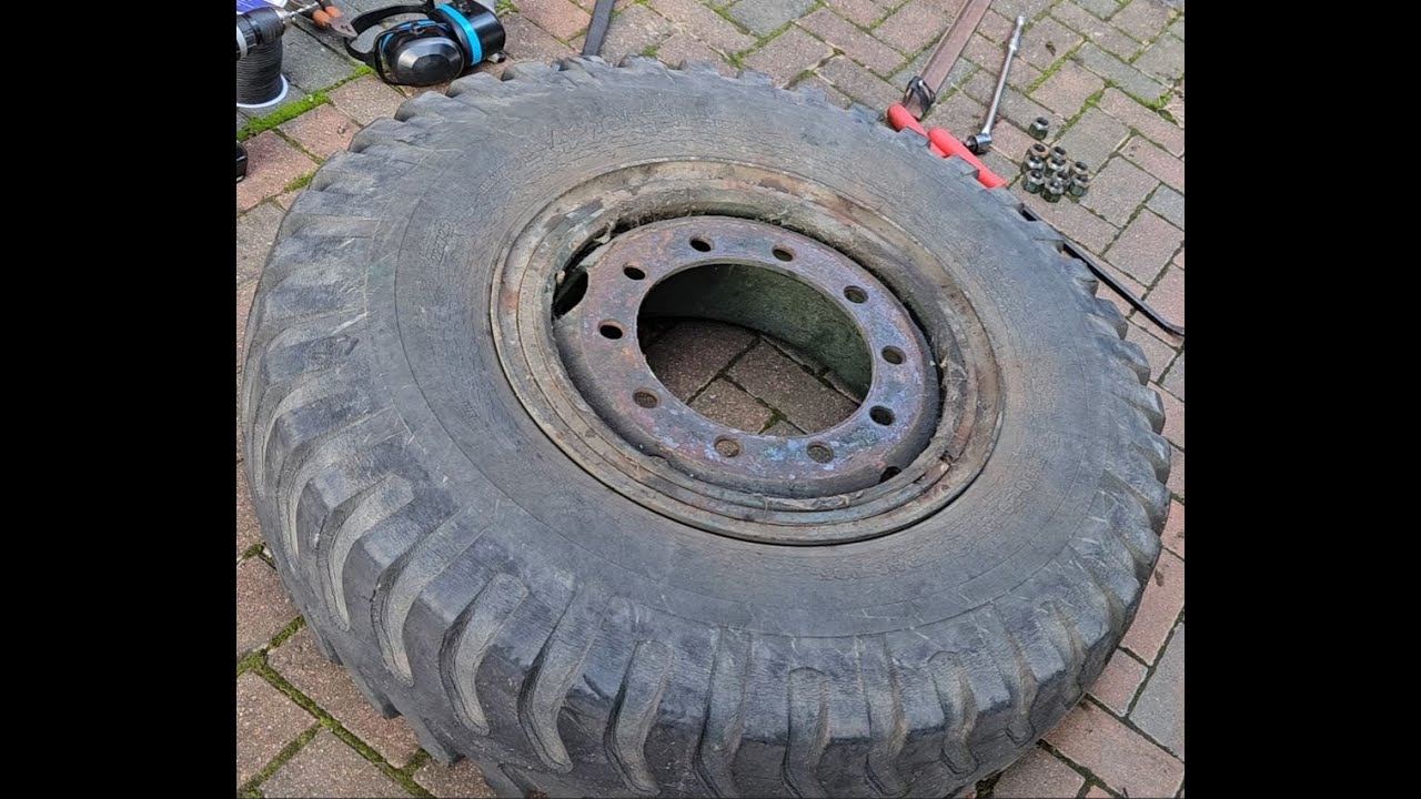 Changing a tyre what could go wrong! - YouTube
