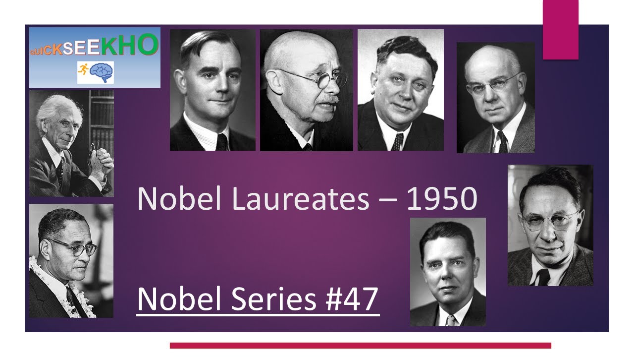 Nobel Laureates/Nobel Prize Winners Series/Famous Personalities/Famous ...
