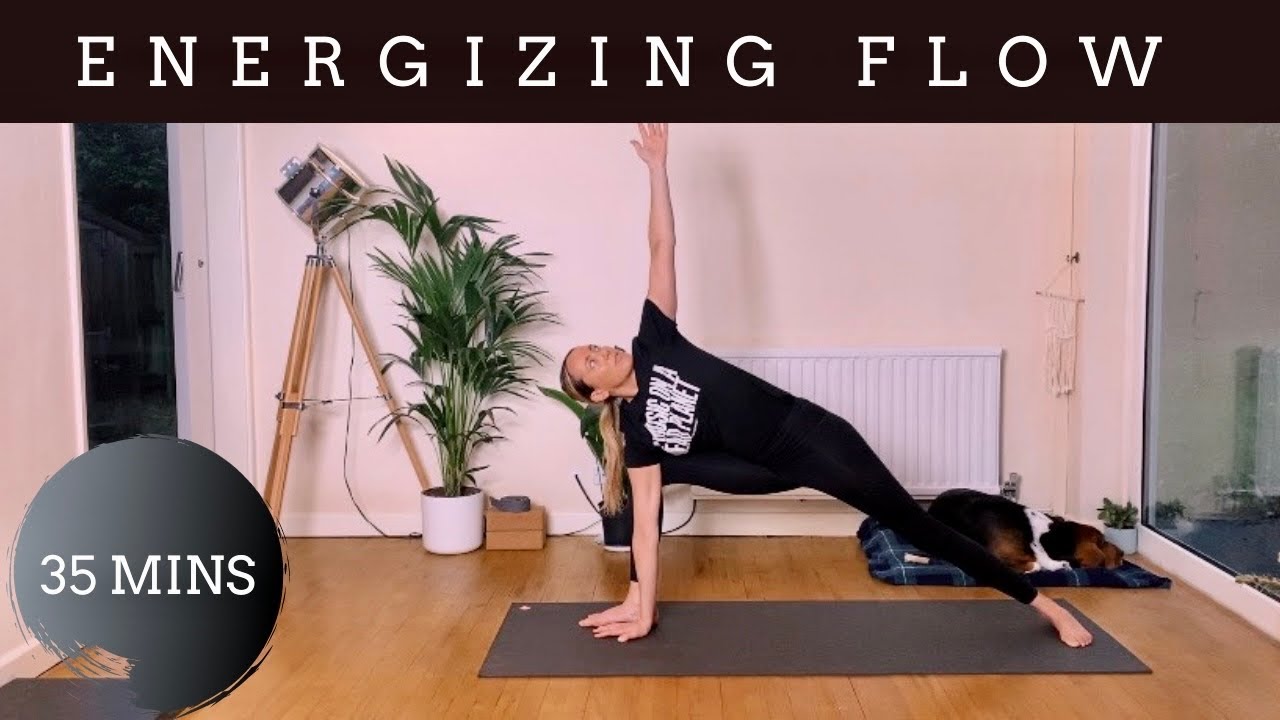 Energizing Vinyasa Flow | Dynamic Power Vinyasa Yoga Flow | 35 Minute ...