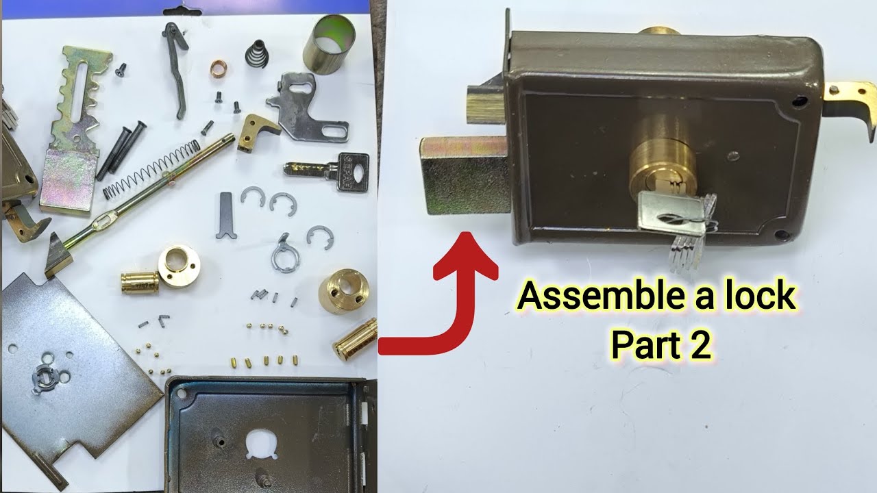 Inside a Lock: Complete Assembly Demonstration (Silent Tutorial) part 2 ...