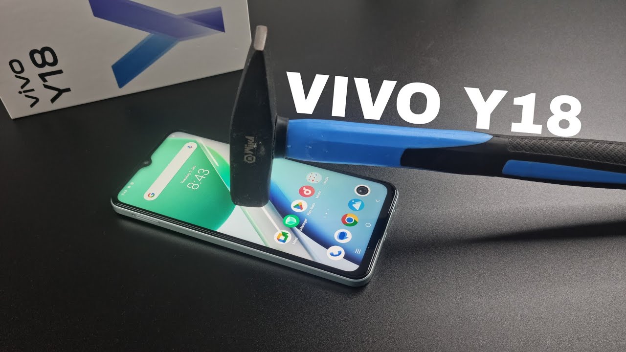 Vivo Y18 Screen Scratch & Durability Test 🔨🛠️ - YouTube