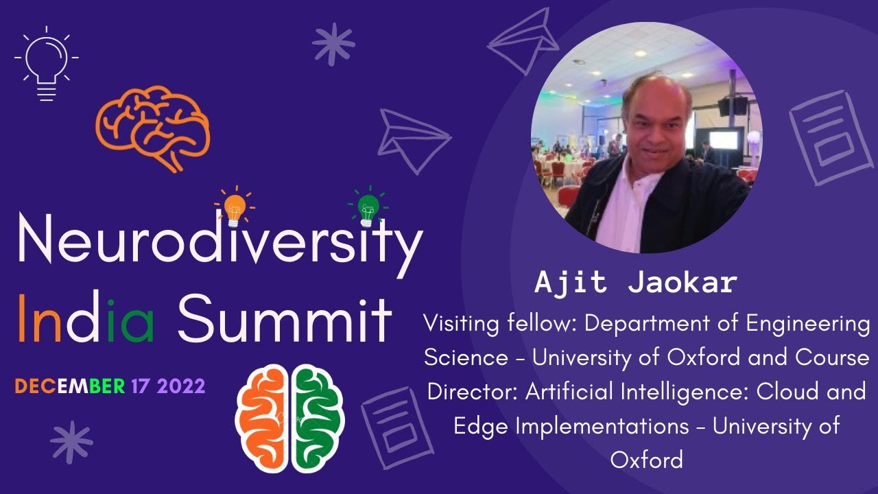 Lived Experiences as an Neurodivergent - Ajit Jaokar - YouTube