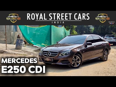 Mercedes E250 CDI Detailed Video @ Royal Street Cars India