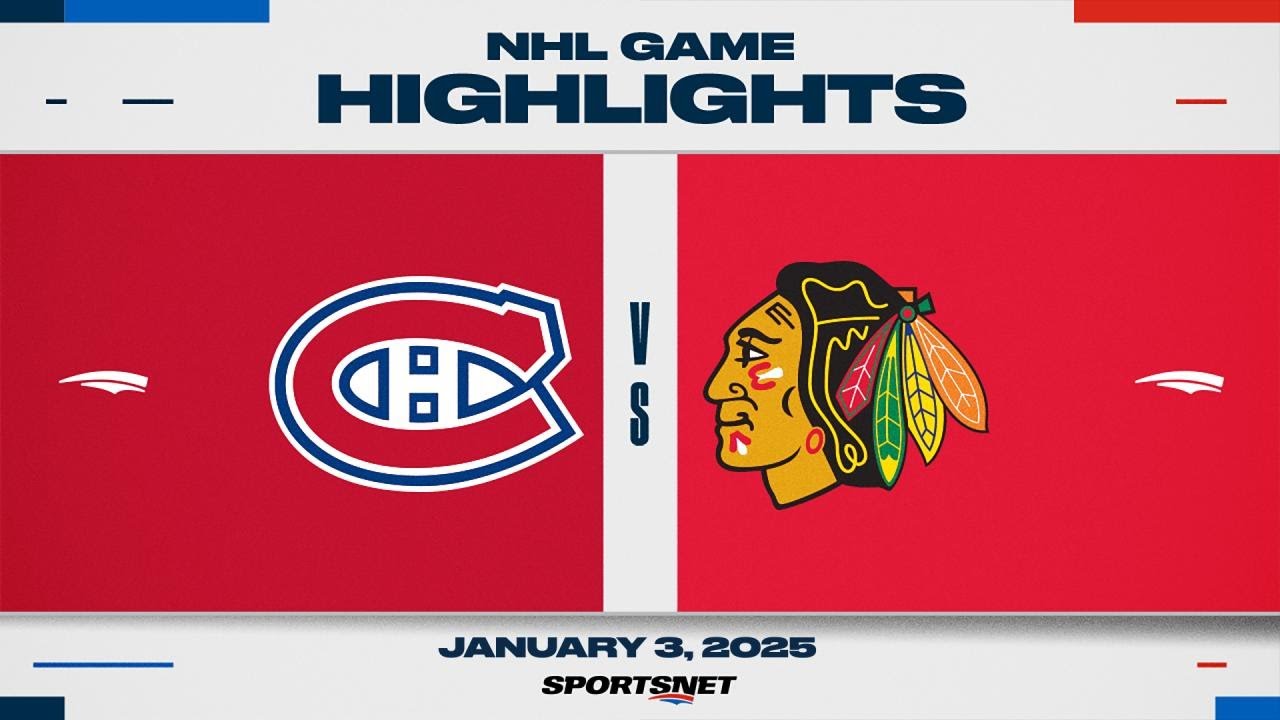 NHL Highlights | Canadiens vs. Blackhawks - January 3, 2025 - YouTube