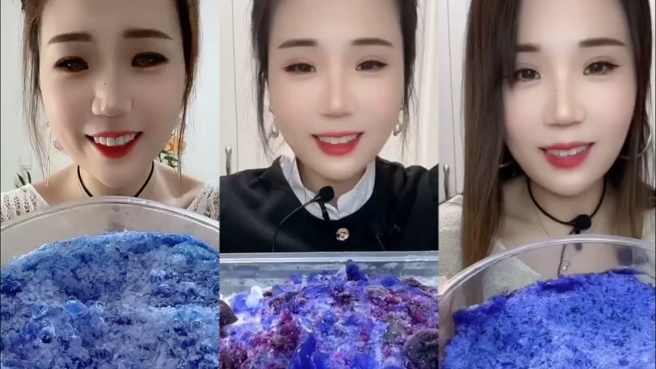 Only Bites ! Queen YY her Ice Blue Powder Blender - YouTube