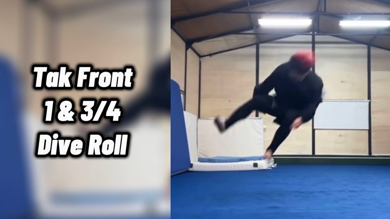 Tak Front 1 & 3/4 Dive Roll- Taka Enomoto - YouTube