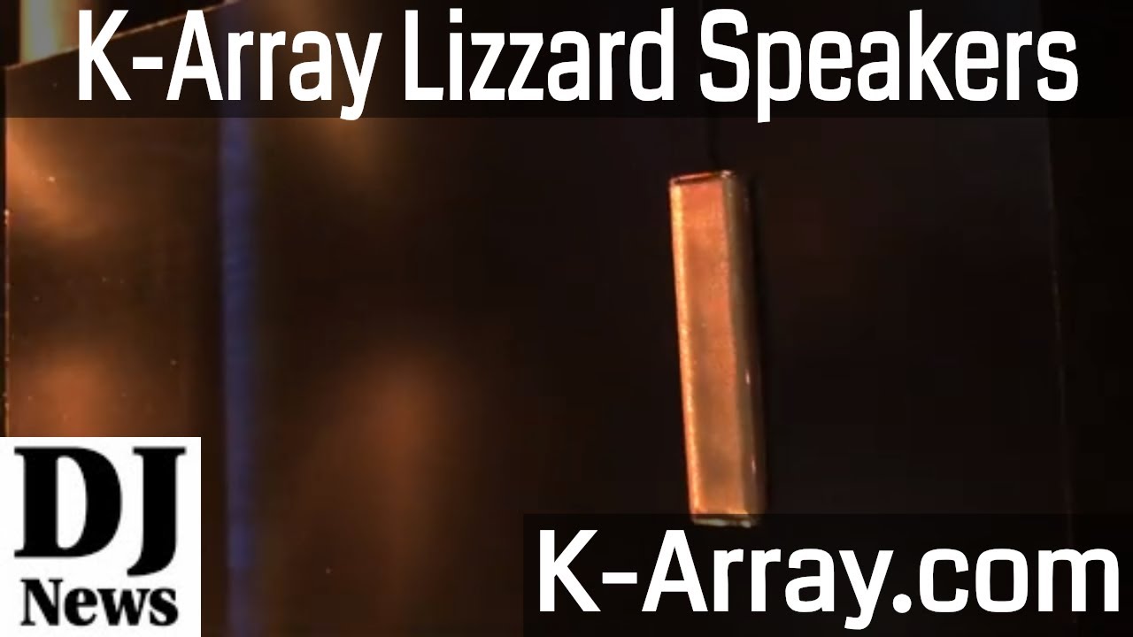 K Array Lizzard Micro Speaker System From NAMM 2019 | Disc Jockey News ...