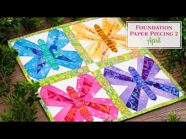 Dragonfly Paper Pieced Quilt Block How To Make Dragonfly Quilt Block 1