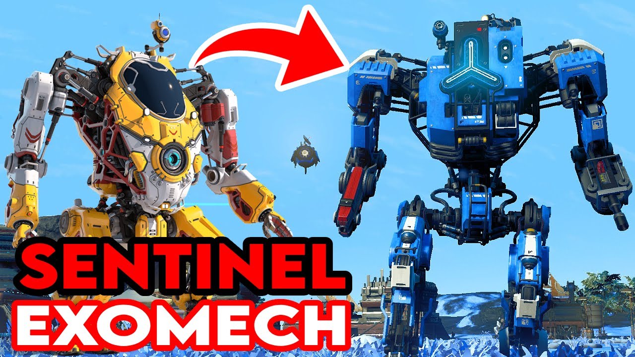 Get the Hardframe ExoMech Upgrade in No Mans Sky Gameplay 2022 Sentinel ...