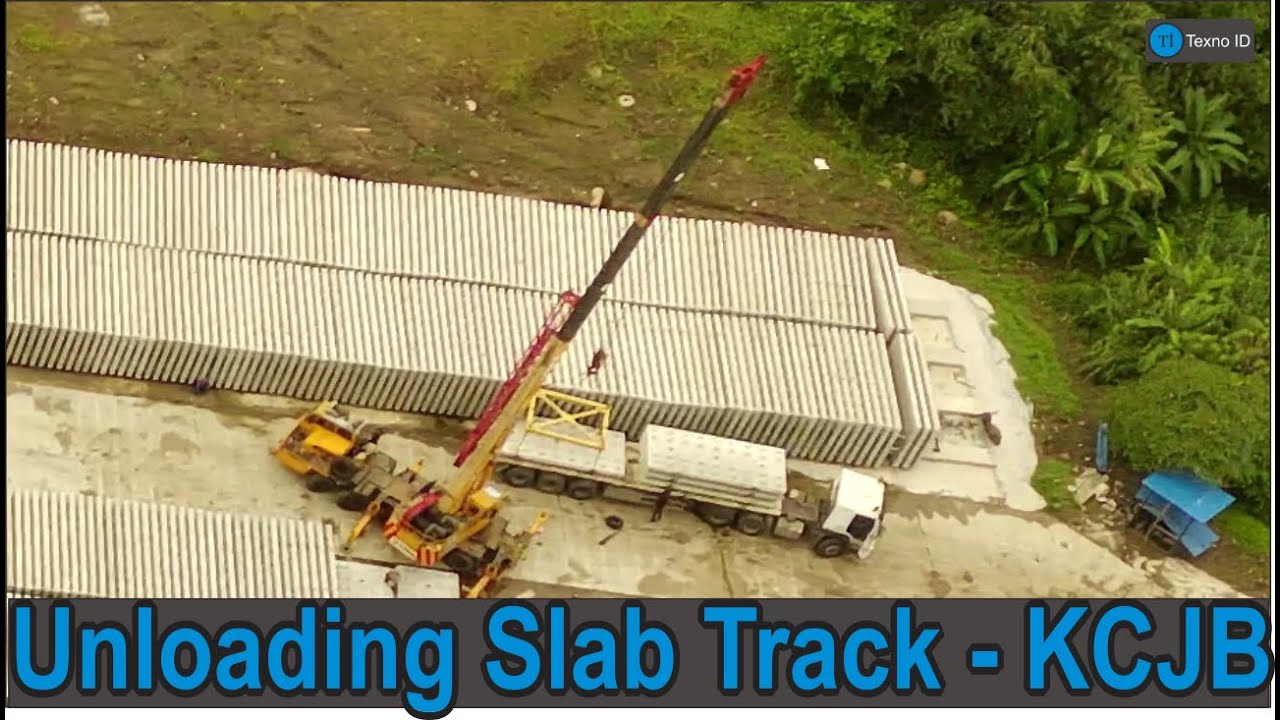 Menjelang Akhir Pemasangan Girder, Slab Track Terus dipasok | Update ...