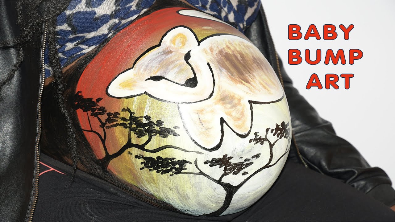 BABY BUMP ART | BABY BUMP | RICHARDSON MUDIBO ART | BEAUTY BOOTH - YouTube