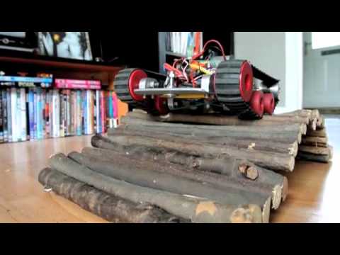 rc tracked vehicle home made - YouTube