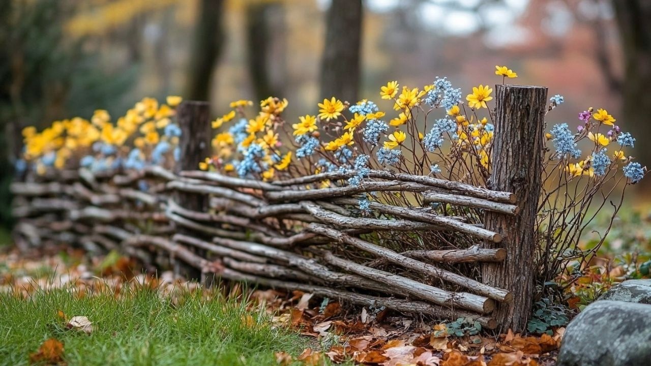 8 Easy Rustic Garden Fence Ideas 🪵 | Transform Your Small Yard with DIY ...