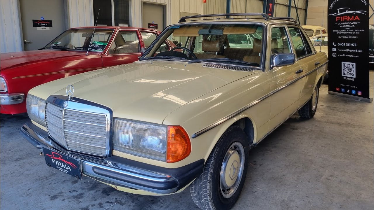 1979 Mercedes Benz 300D W123 at FIRMA Australia www.firmaauto.com - YouTube