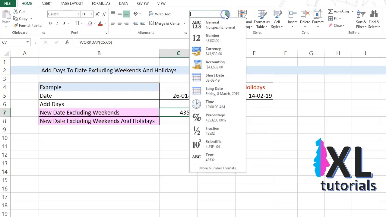 How To Add Days To A Date In Excel Excluding Weekends YouTube How To Add Days To A Date In Excel Excluding Weekends YouTube