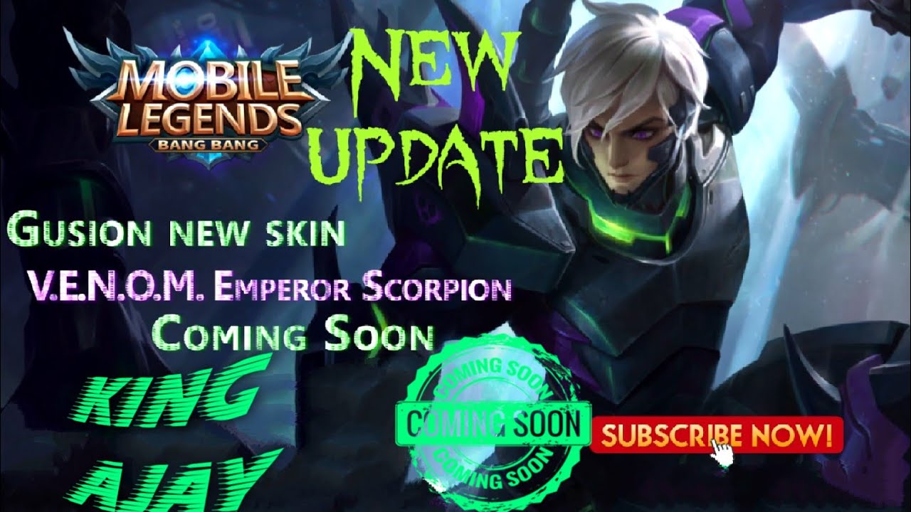 New Update Gusion_new_skin_ _V.E.N.O.M._Emperor_Scorpion_|_Mobile ...