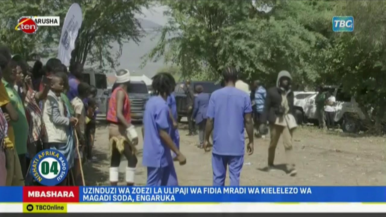LIVE :UZINDUZI WA ZOEZI LA ULIPAJI FIDIA MRADI WA KIELELEZO WA MAGADI ...