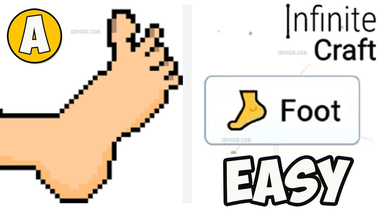 How to make FOOT in Infinite Craft (EASY recipe) | How to make FOOT in ...