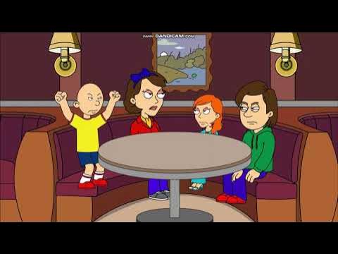 Caillou Misbehaves At Breakfast and Gets Grounded - YouTube