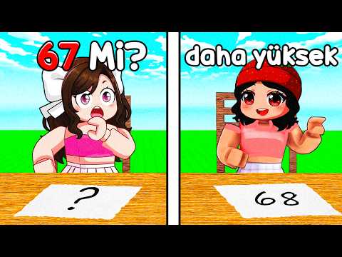 ROBLOX'TA KIZ KARDEŞİMİN SAYISINI TAHMİN ETMEK !!!