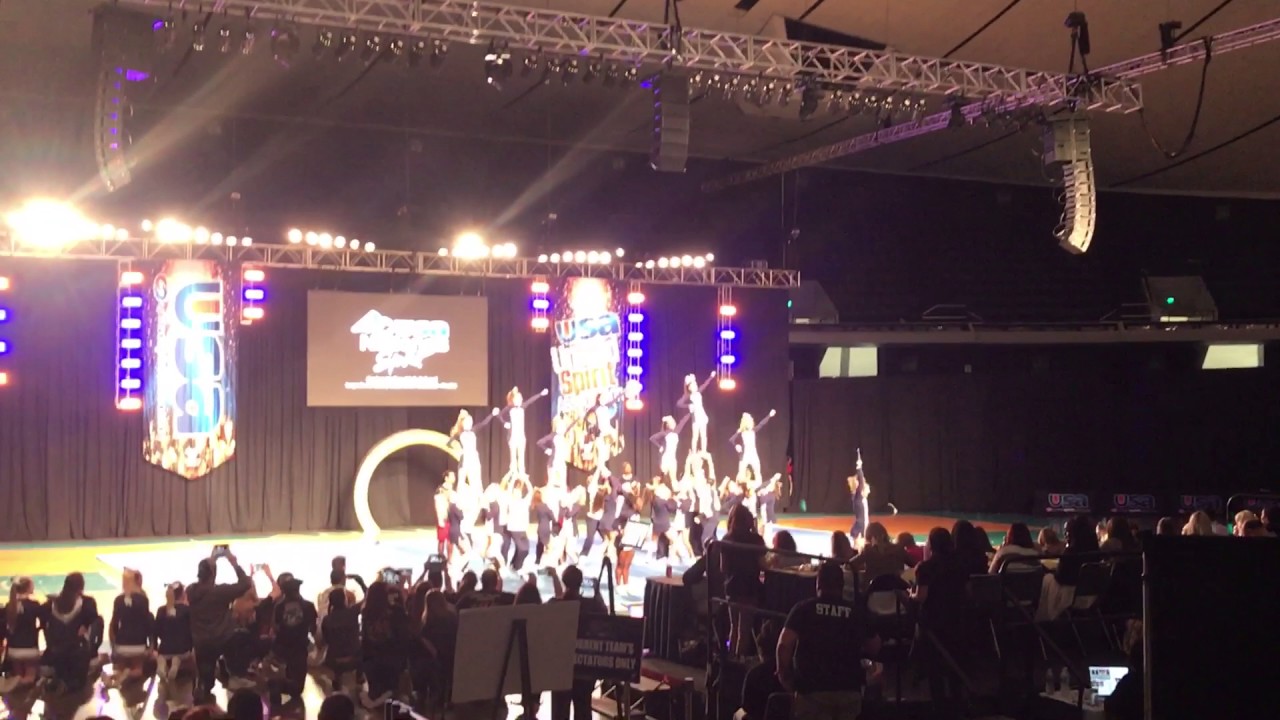 USA National Cheerleading Comp, Championship Sunday, Anaheim CA 2017 ...
