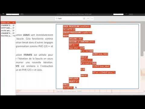 Gestion des Données (Vidéo 23) : La boucle loop / iterate - YouTube