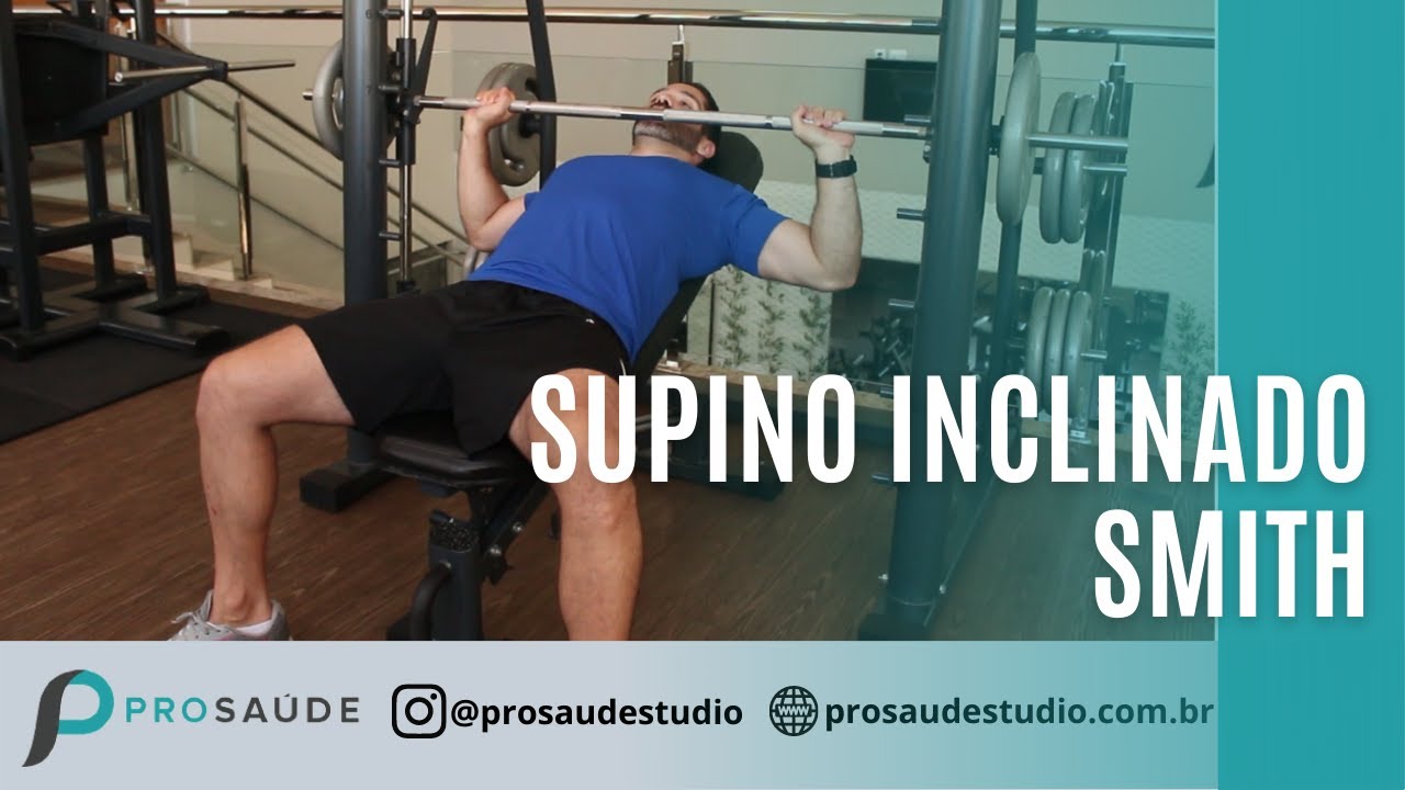 Supino Inclinado Smith! - Pro Saúde Studio - YouTube