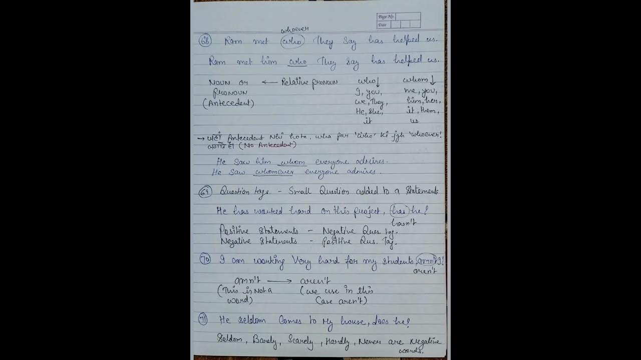120 Rules Of Grammar By Nimisha Bansal handwritten Notes YouTube 120-rules-of-grammar-by-nimisha-bansal-handwritten-notes-youtube