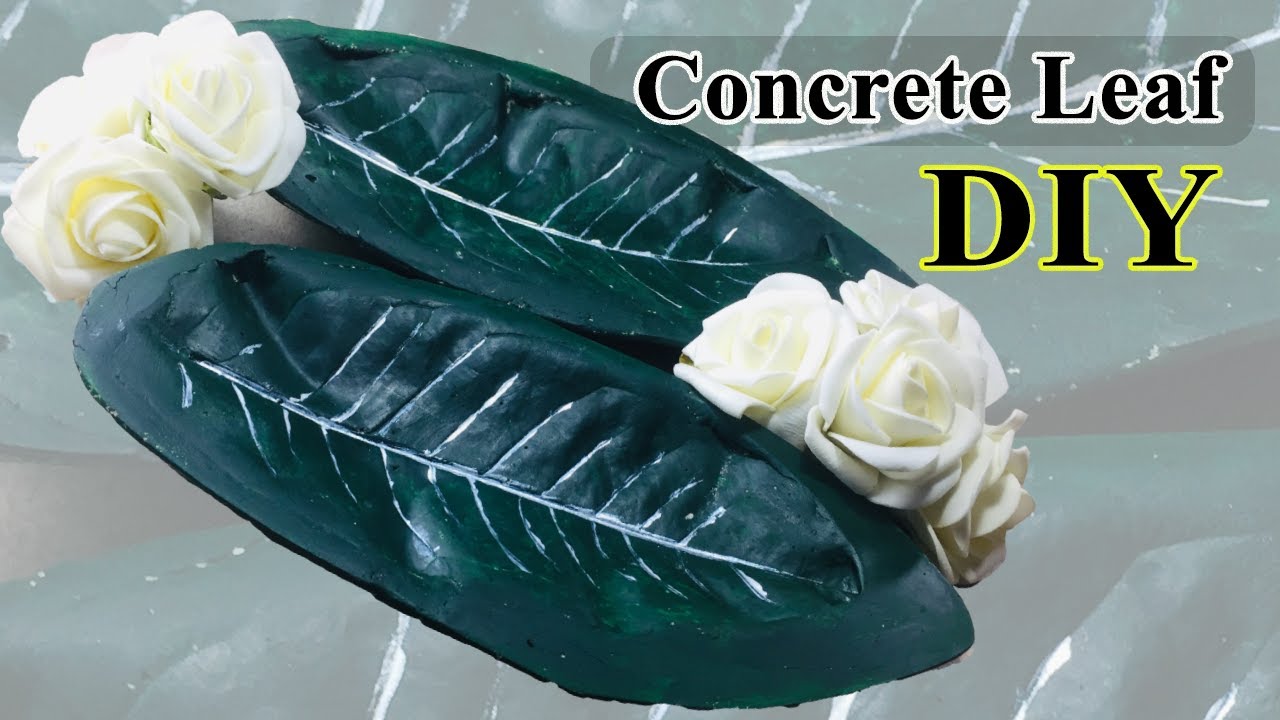 How To Make Cement Leaf | Great Idea From The Leaves | Concrete Leaf ...