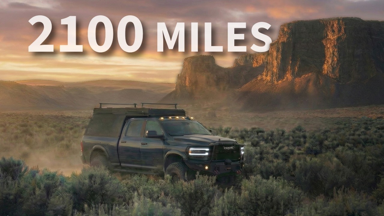 Crossing the "American Outback": 2,100 Miles of Total Isolation - YouTube