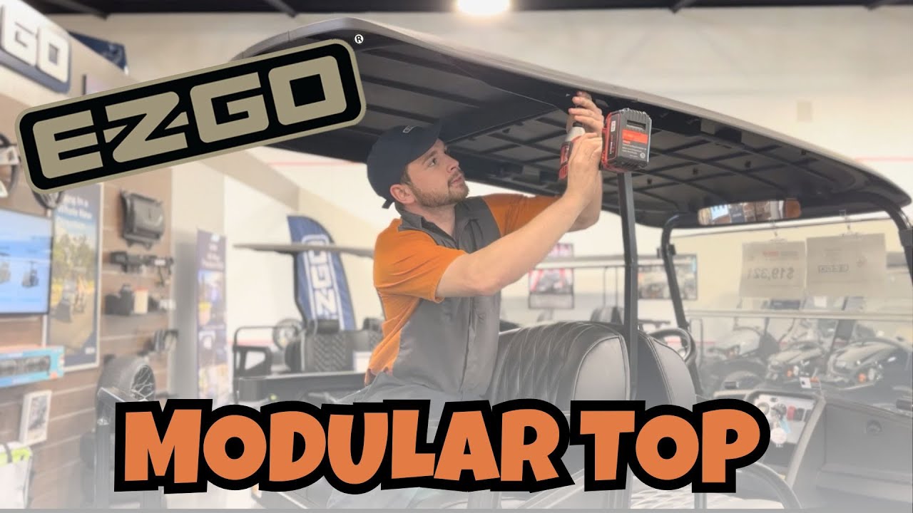 How To: Remove Modular EZ-GO Top | Dean Team Golf Carts - YouTube