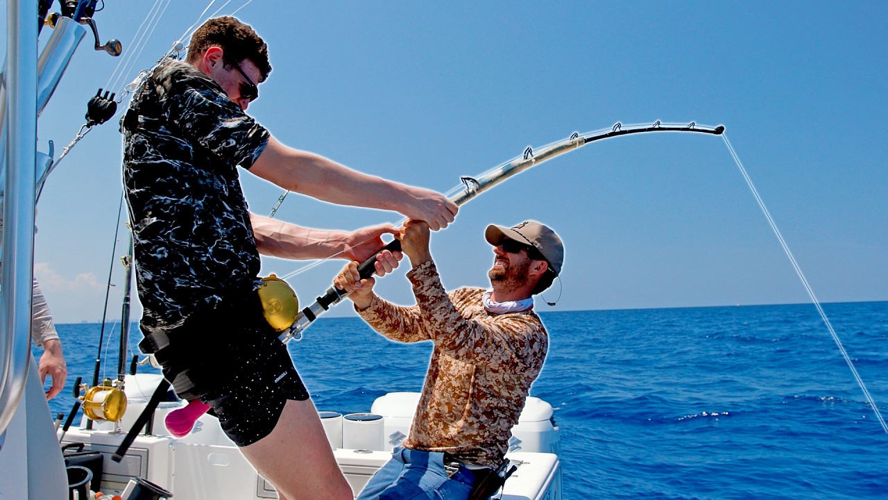 Fishing with the Tallest Person I've Ever Met - YouTube