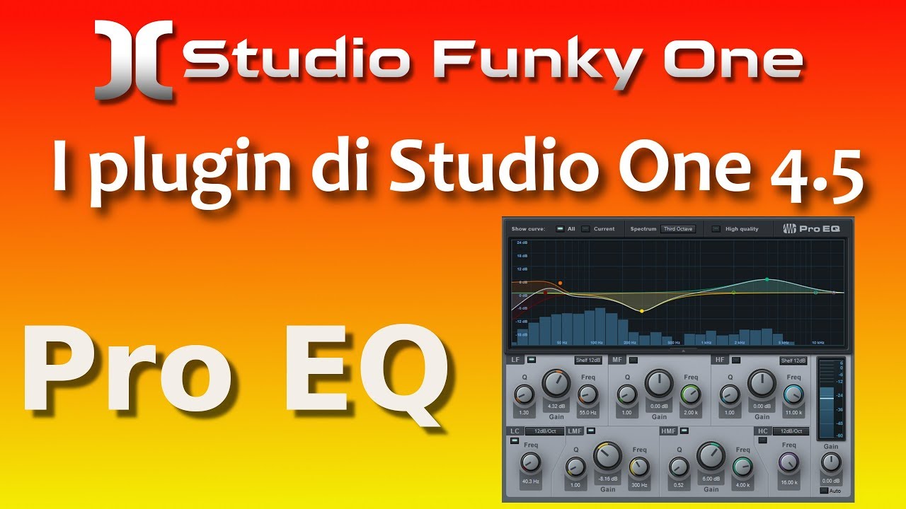 Studio One Pro EQ, plugin equalizzatore (ITA) - YouTube