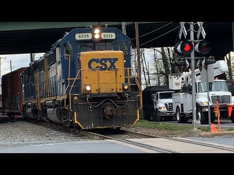 A Spring Day Of Railfanning CSAO WPCA-51 With CSXT 6235 & 6217 - YouTube