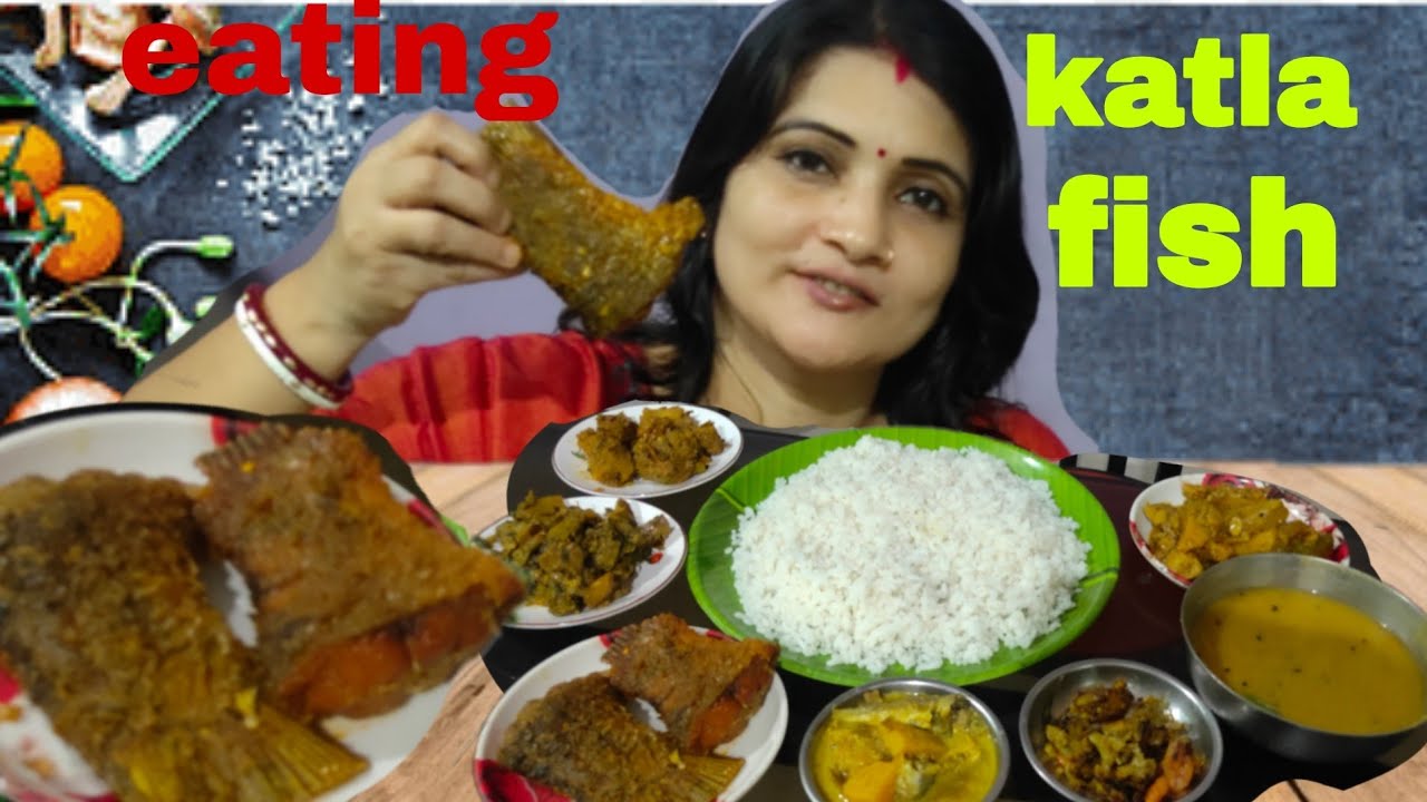 ଆଜି ଆତ୍ମା ସନ୍ତୁଷ୍ଟି ଭଳିଆ ଖାଇବା ଥିଲା ||rice||fish fry||sagachuna machha ...