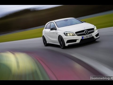 Mercedes A45 AMG - Track Test - Awesome Sound - YouTube