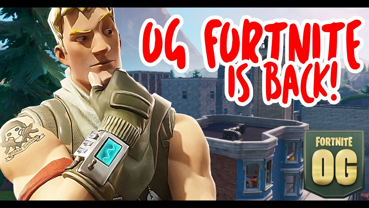 OG Fortnite is BACK! OG MAP OG Weapons - YouTube