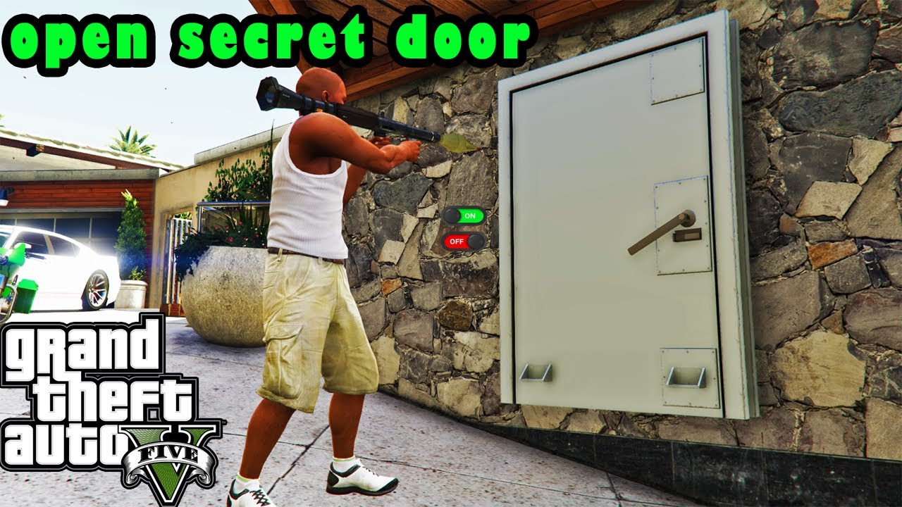 GTA 5 : I Open The Secret Door Of Franklin's House.. ( GTA 5 Mods ...