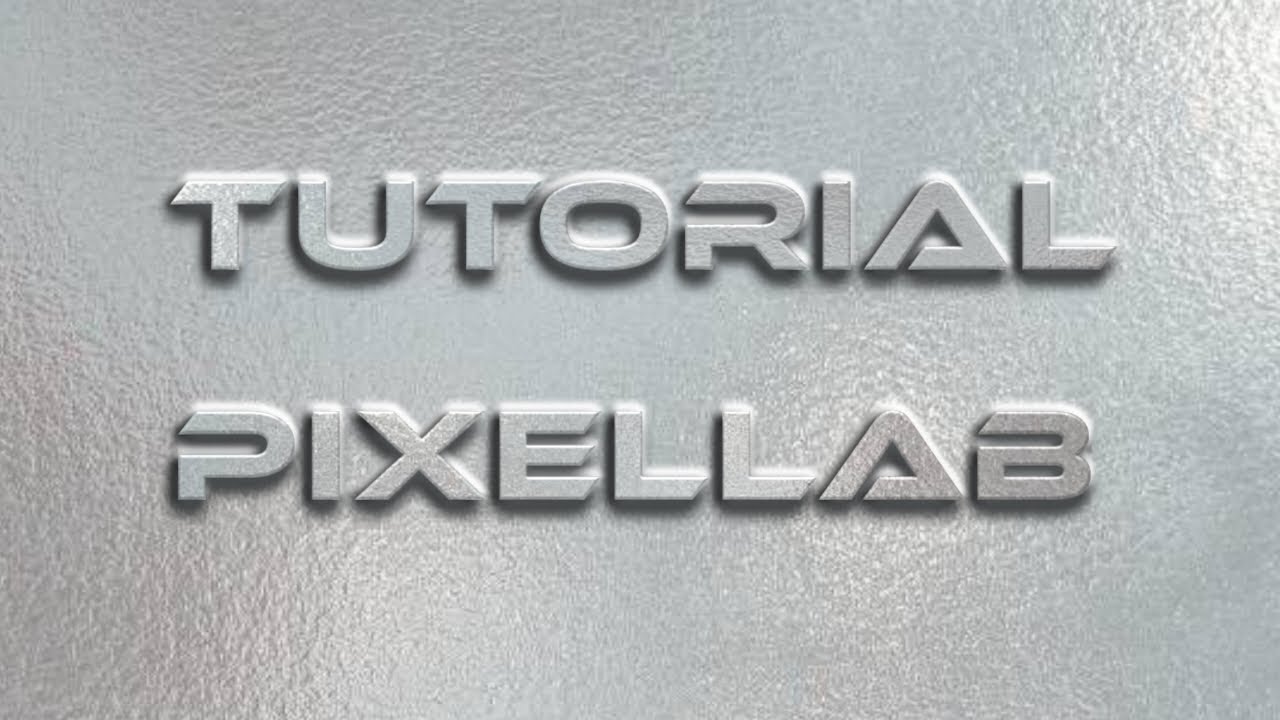 tutorial pixellab pemula | cara edit teks keren 3D metal di android ...