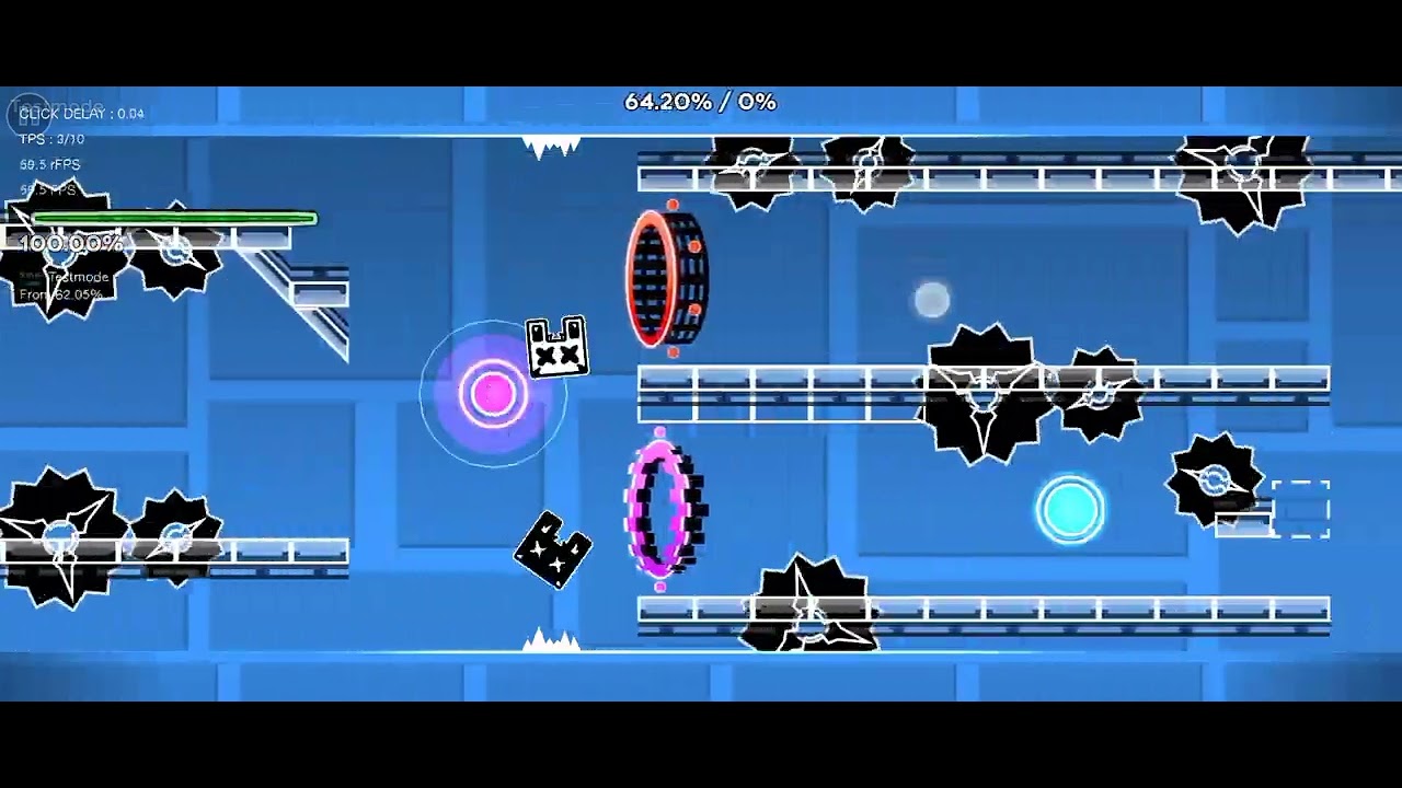 Future Funk Dual Gameplay 62% - 67% | Geometry Dash [Start Pos] - YouTube